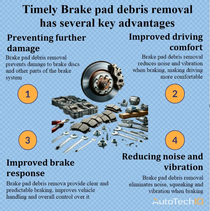 Brake pad debris removal | AutoTechIQ